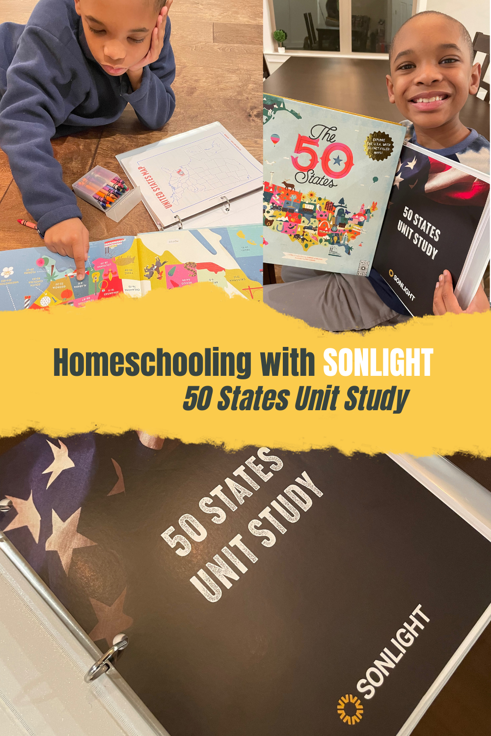 Homeschooling with Sonlight – 50 States Unit Study – @Mamasweetbaby